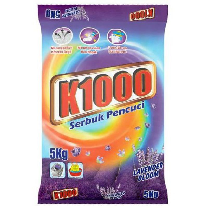 [READY STOCK]K1000 Detergent Powder （5kg） | Lazada