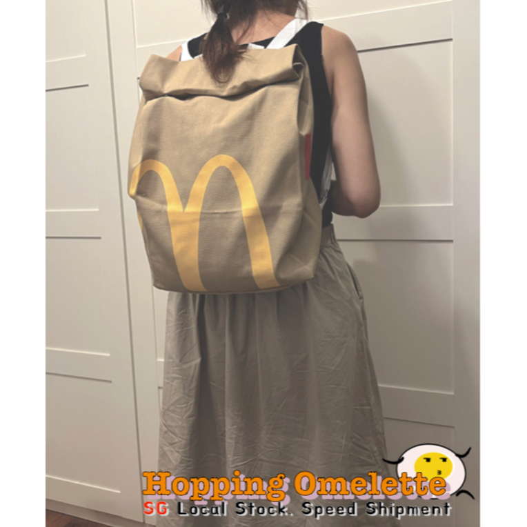 [SG Stock] McDonald's Bag/Backpack/Crossbody bag/Fun design/Fashion ...