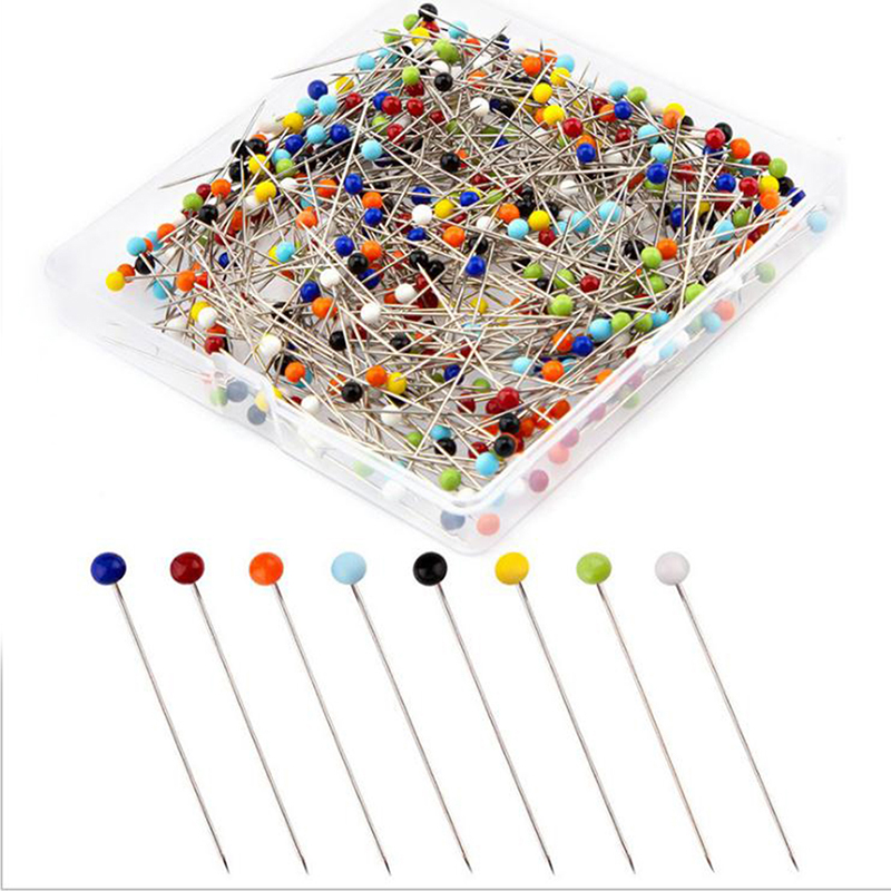 Sewing Pins 38mm Glass Ball Head Push Quilting Pins for Jewelry DIY ...
