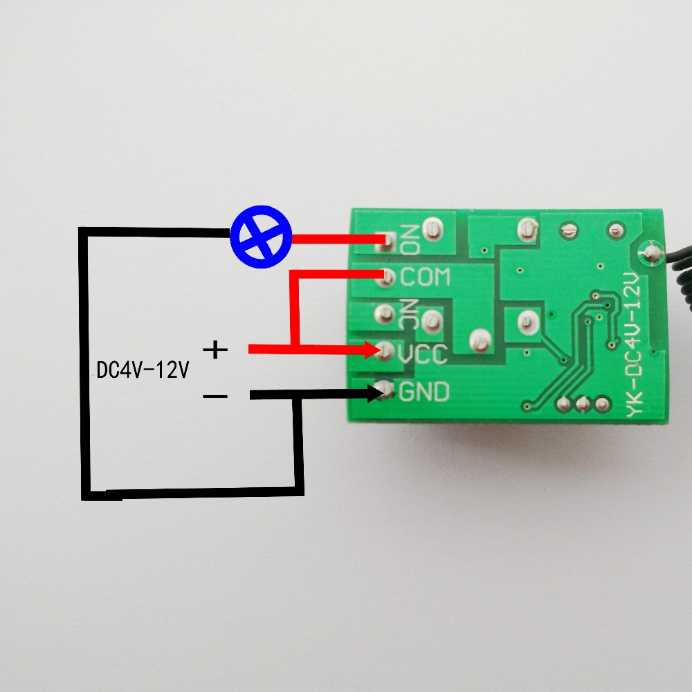 【TrendGlobe】computer on off button remote control switch 5V 6V 9V 12V ...