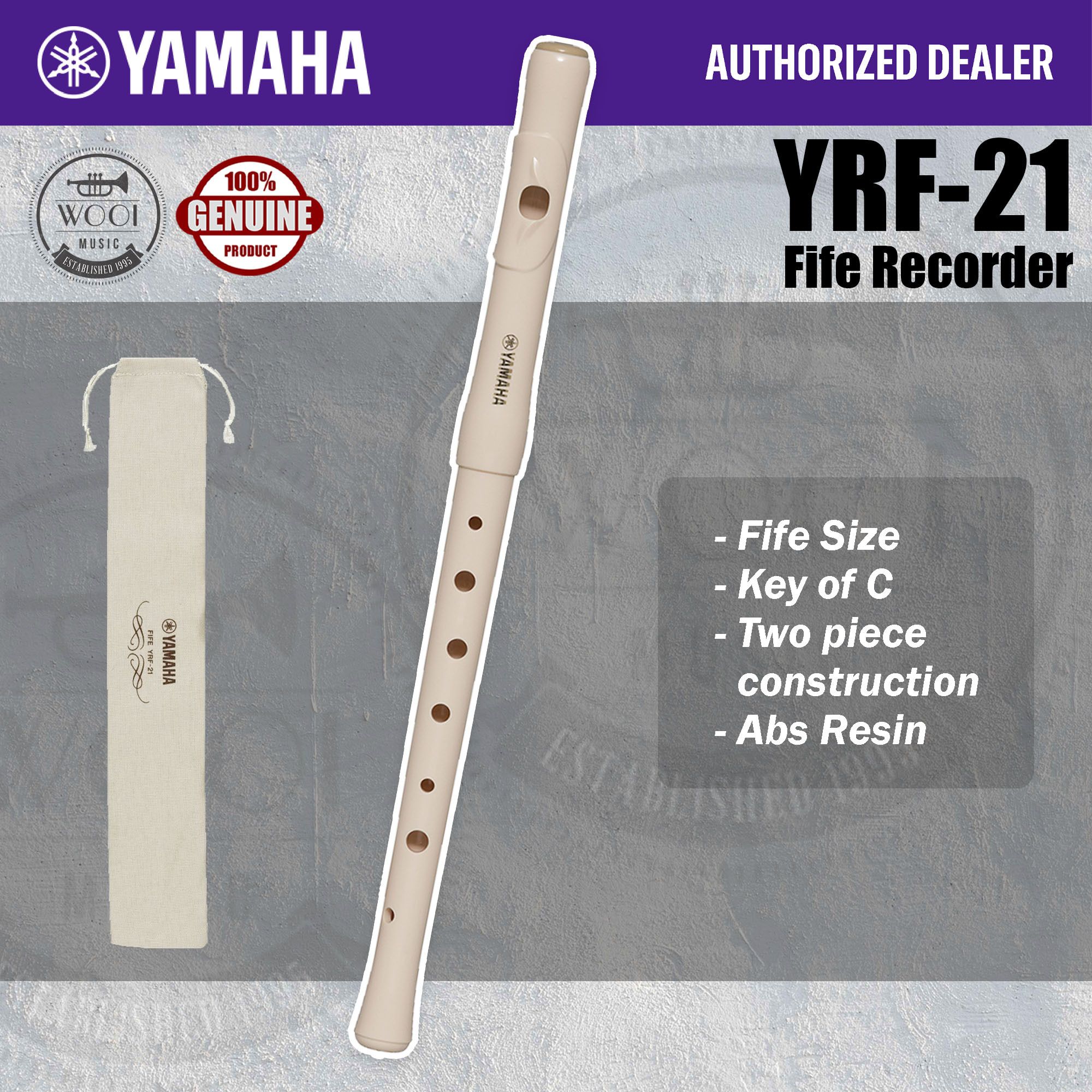Yamaha YRF-21 Fife Recorder YRF21 Flute | Lazada