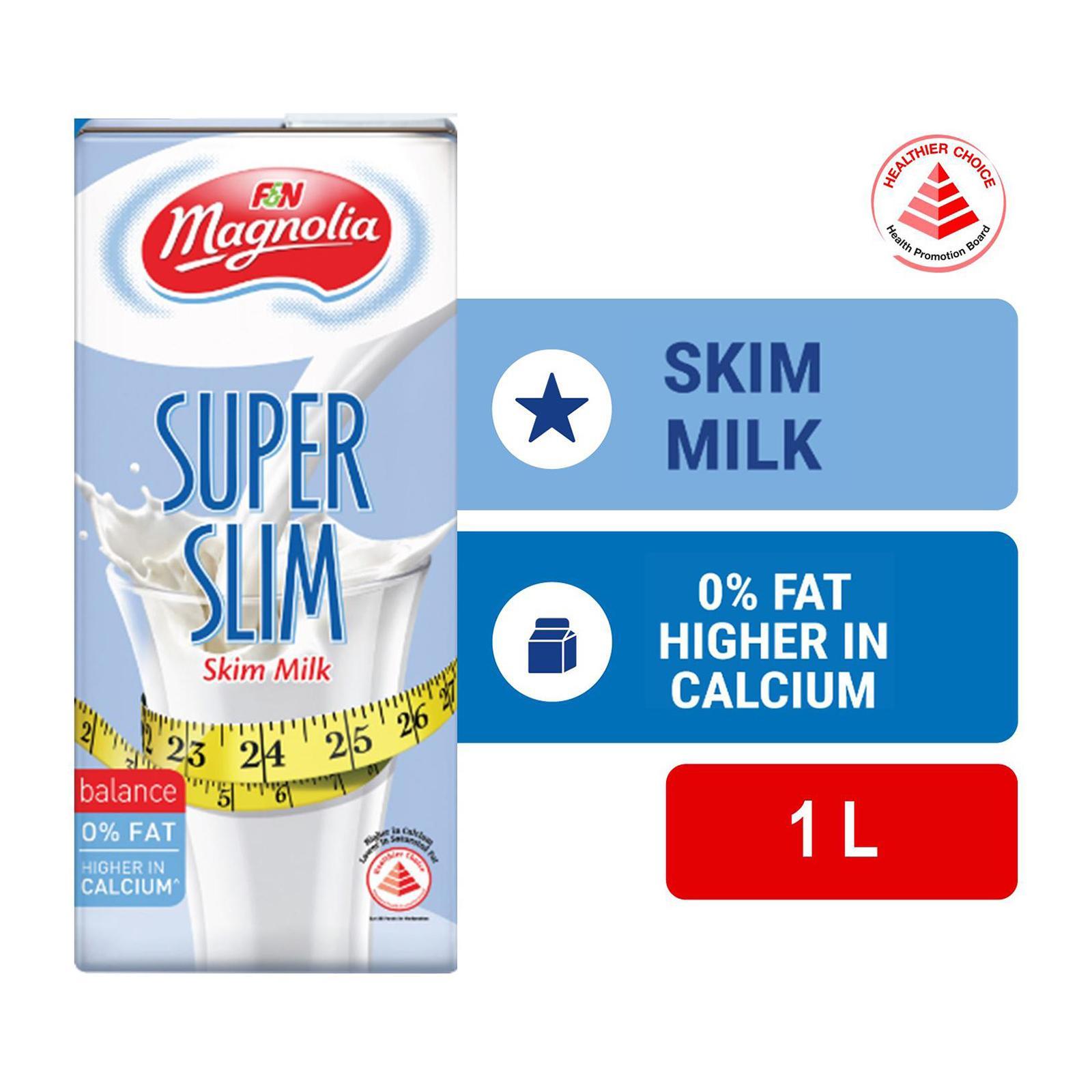 F&N MAGNOLIA UHT Super Slim Low Fat Milk 1L | Lazada Singapore