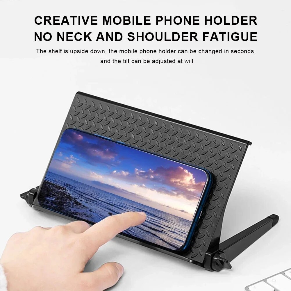 2PCS Rack TV Monitor Organizer Screen Top Storage Shelf Holder ...