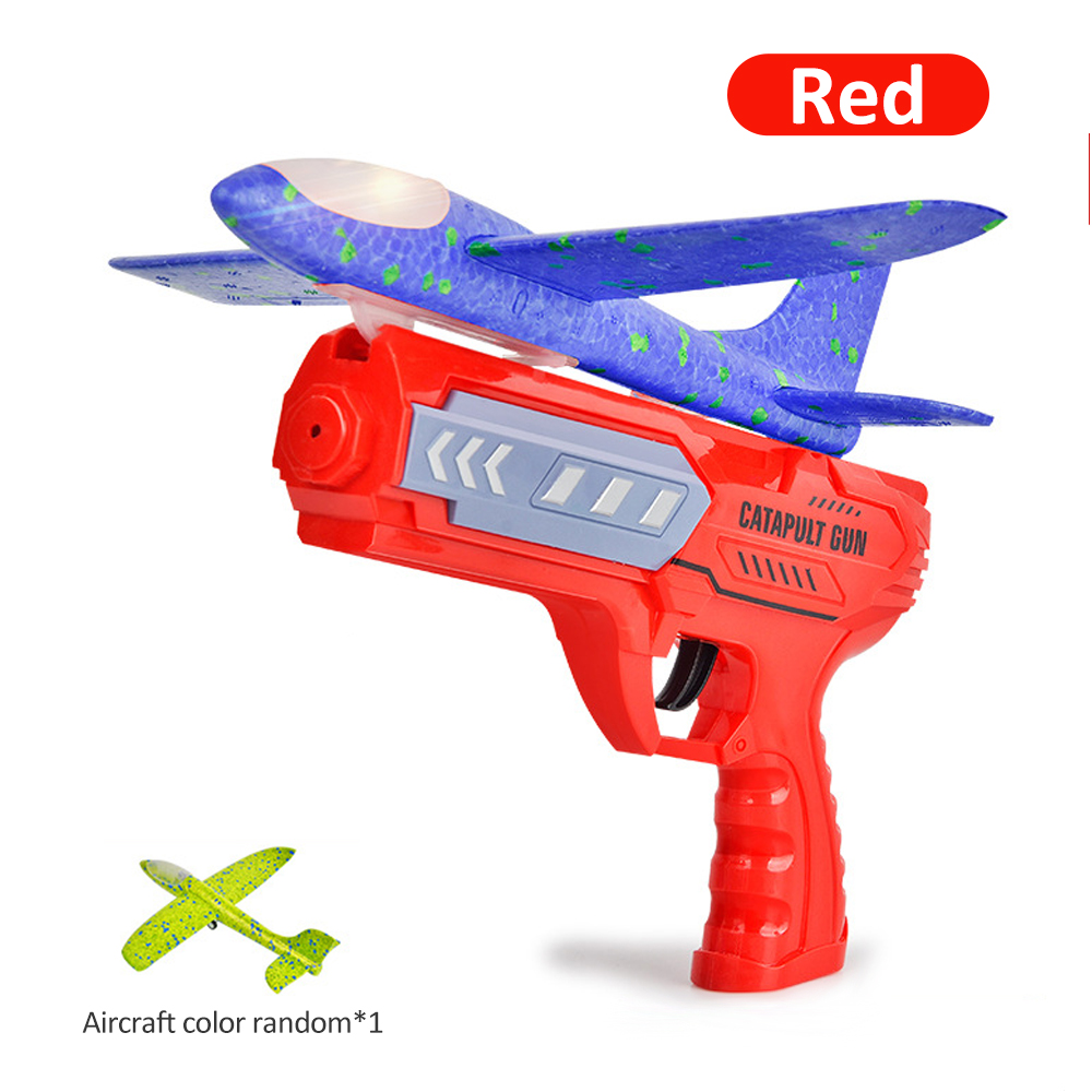 Sweetybayi Kids Airplane Toy Throwing Foam Glider Toy Airplane Launcher ...