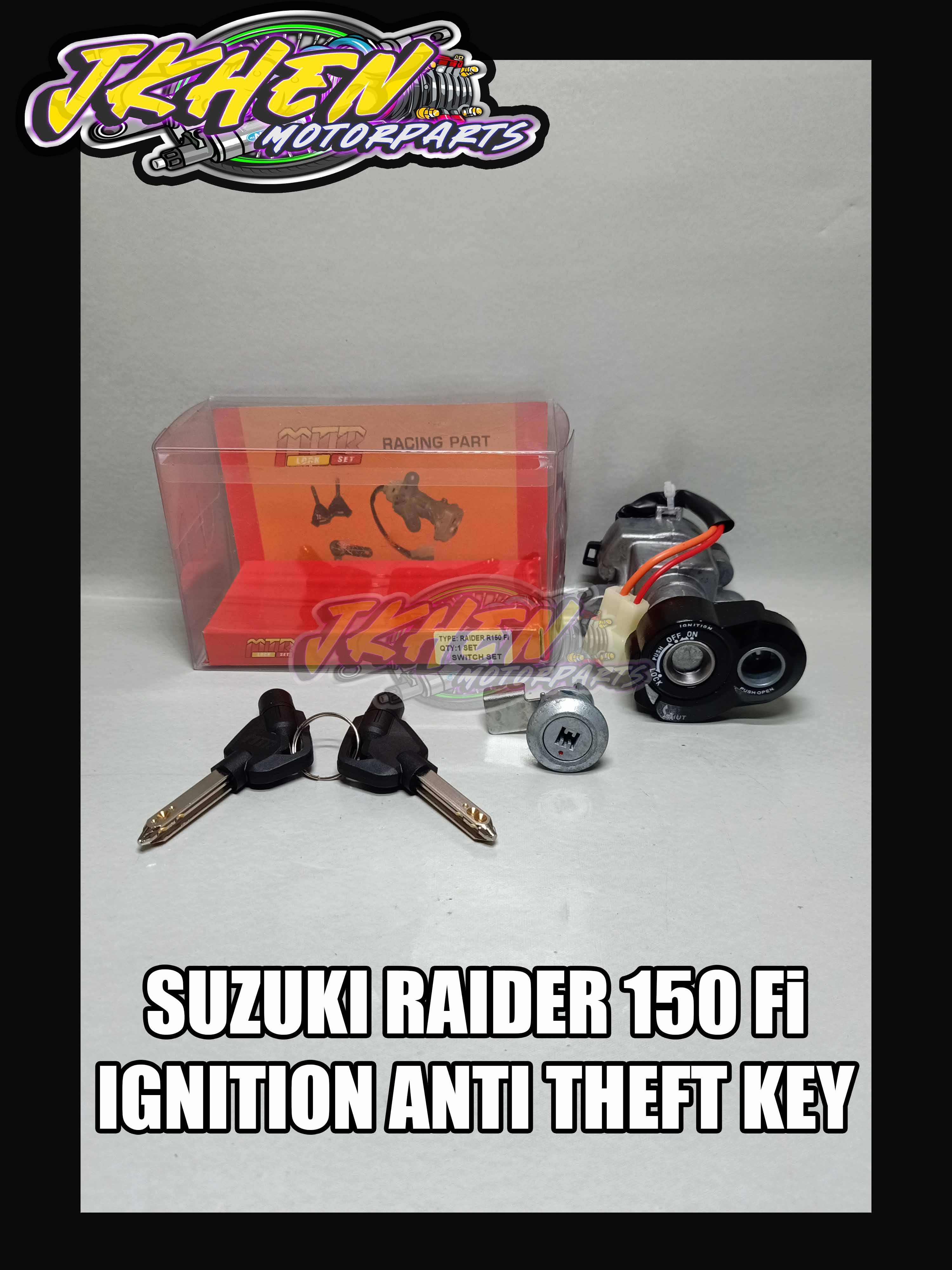 SUZUKI RAIDER 150 Fi IGNITION SWITCH ANTI THEFT KEY | Lazada PH
