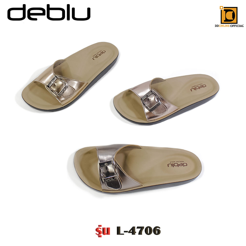 รองเท้าแตะเพื่อสุขภาพ DEBLU รุ่น L4706 รองเท้าแบบมีสาย1สาย ปรับสายได้ รองเท้าแตะสวมผู้หญิง ...