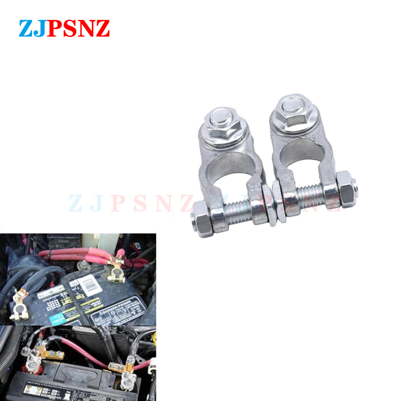 2pcs Car Terminal Wire Cable Clamp Quick Post Terminal Positive ...