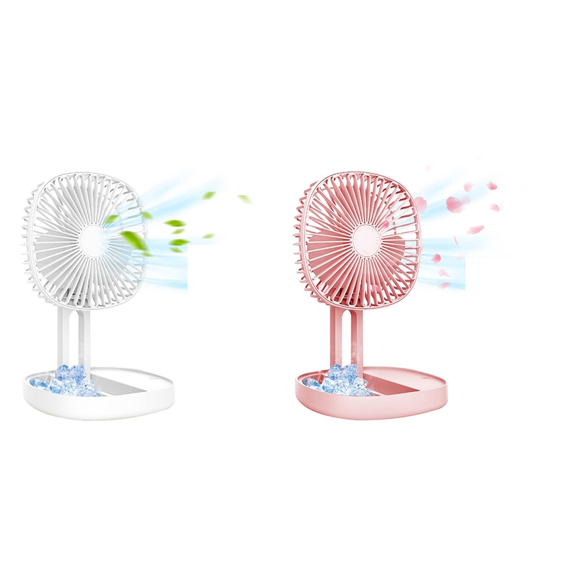 Electric Portable Desk Fan Battery Operated Fan Folding Table Fan Quiet ...