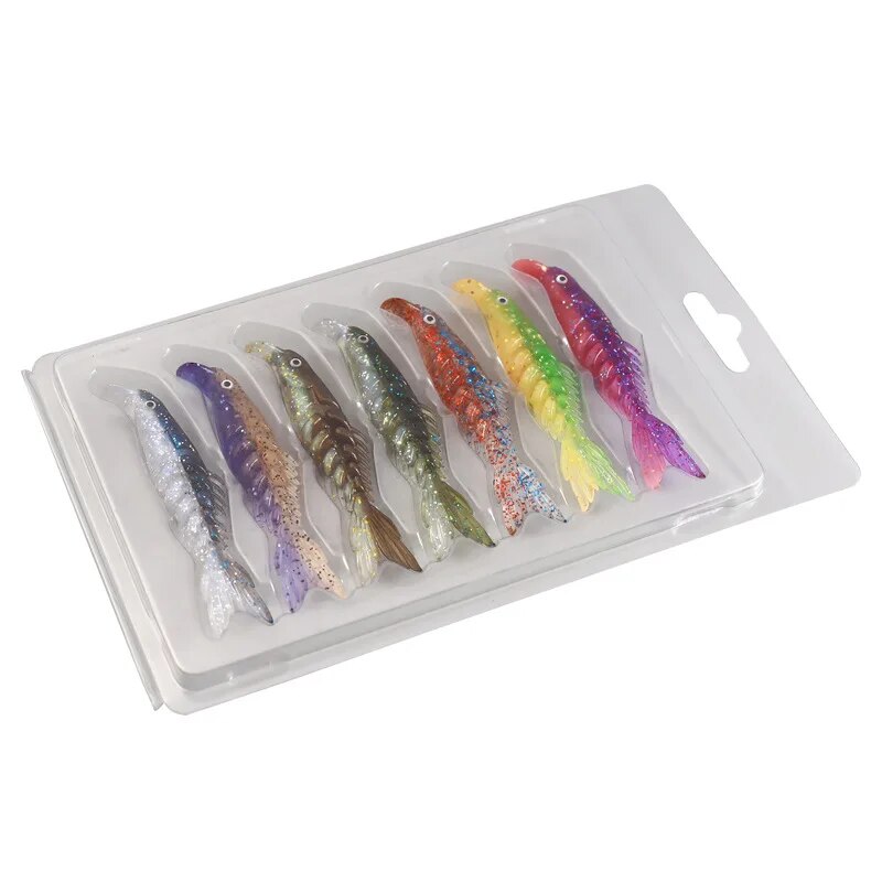 【LATS Store】TAIYU 7pcs/set High Bionic Lure Multi-joint Soft Artificial ...
