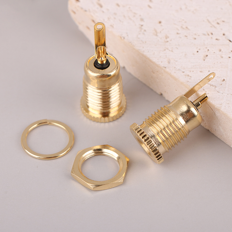 Gold-plated 30V 10A High Current DC Connectors Power Female Jack Socket ...