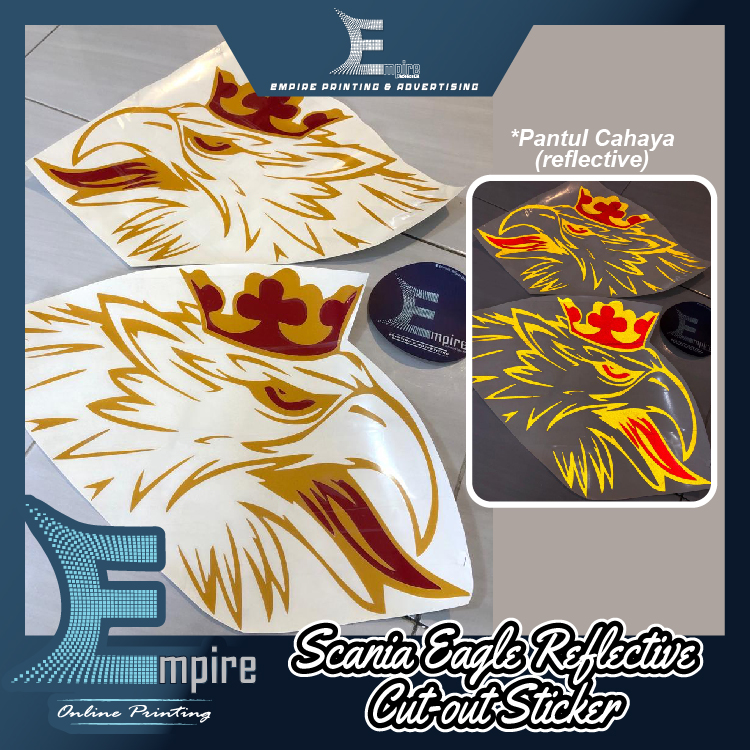 💥 NEW 💥 Scania Eagle Reflect | Cut out sticker | Lorry Truck Body ...