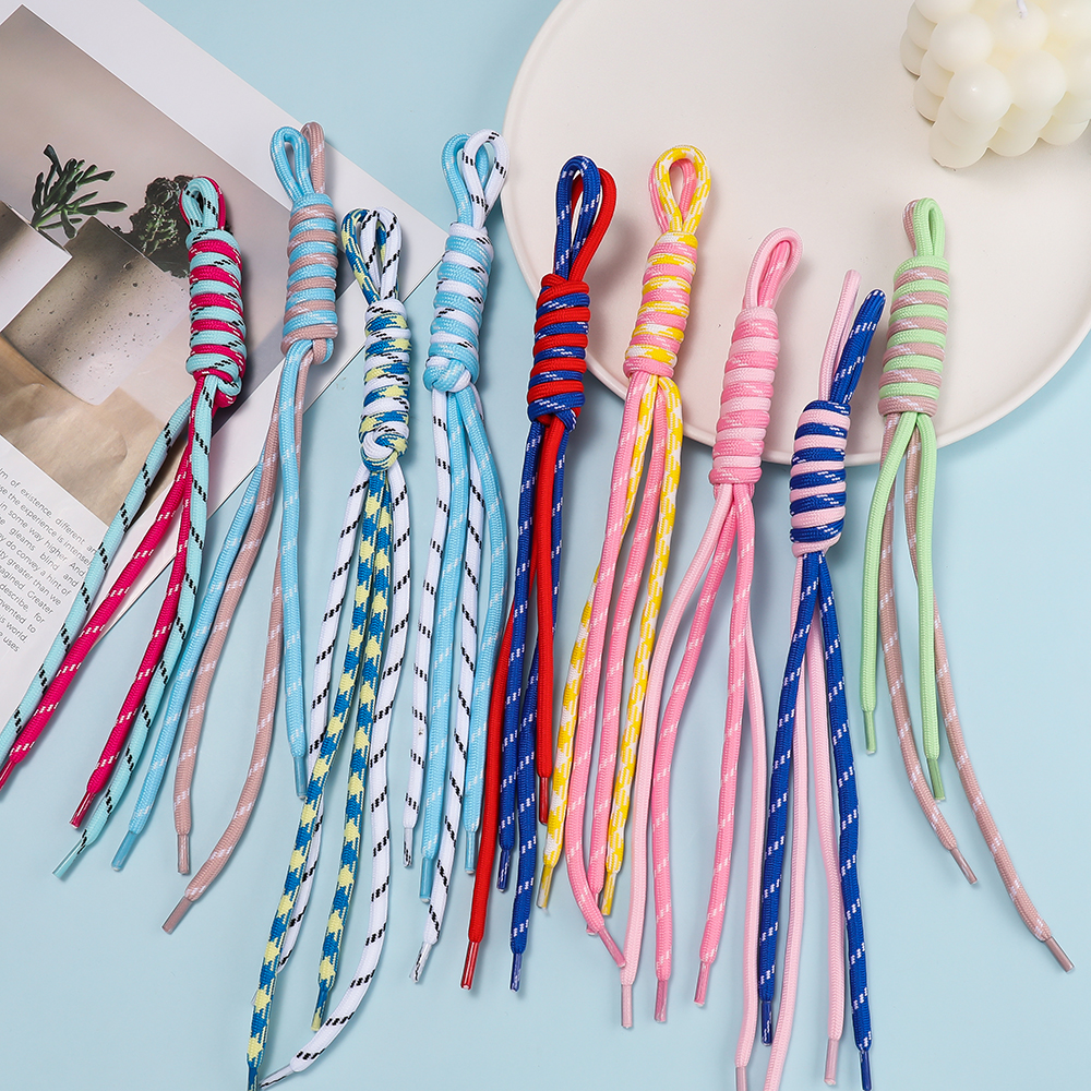 St. kunkka 1pcs/bag Colored Polyester Lanyard Two-color Lanyard For DIY ...