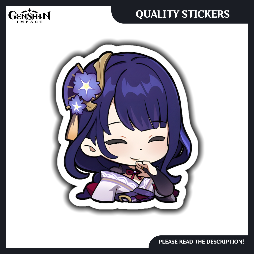 Raiden Shogun - Genshin Impact Emoji Stickers | Lazada PH