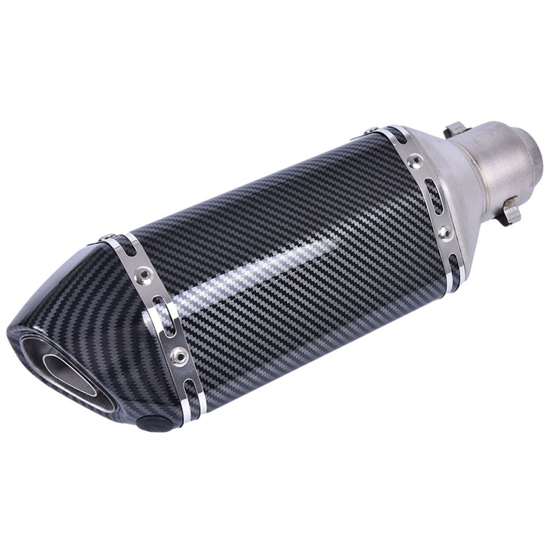 Universal Motorcycle Short Exhaust Muffler Pipe With DB Killer Slip On ...