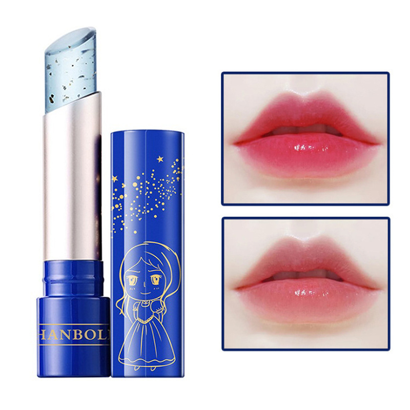 24K Color Changing Lip Balm Rose Essential Oil Golden Oil Moisturizing ...