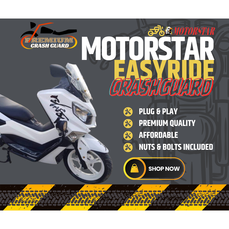 MotorStar EasyRide 150N and EasyRide 150Q F.I - Half Crash Guard ...