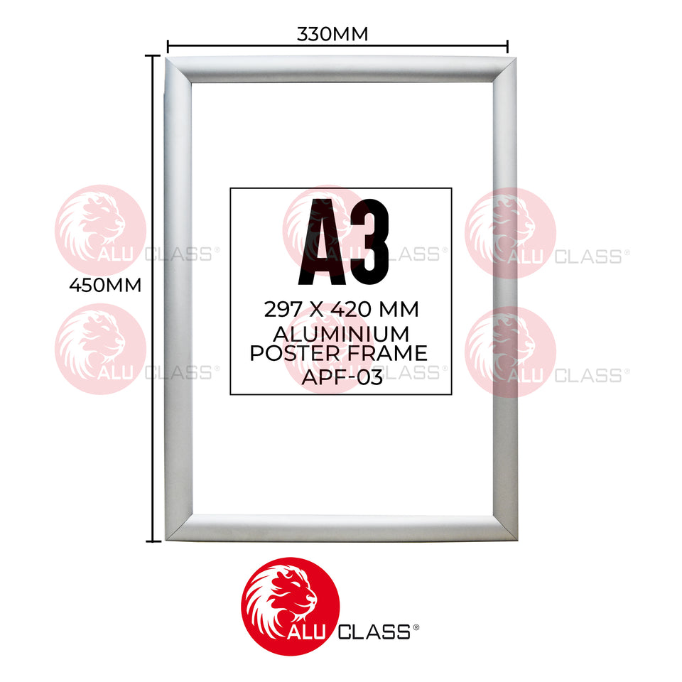 ALUMINIUM SNAP POSTER FRAME PF-EPF-03/04 ALUCLASS SG | Lazada Singapore