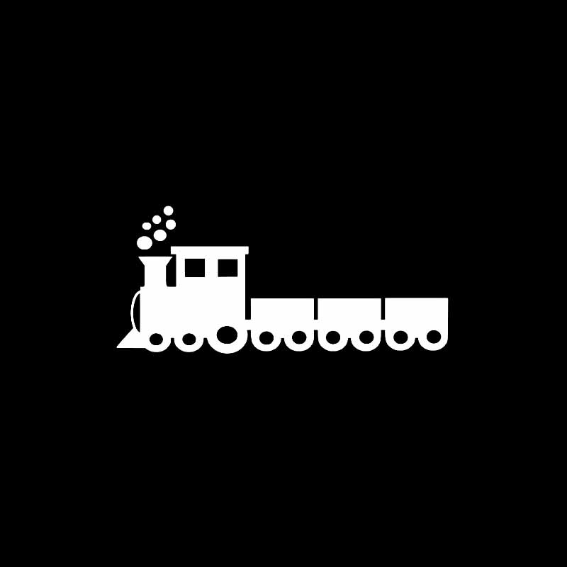 【Hottest Trends】YJZT 15.5CM*6.9CM Steam Train Vinyl Decor Car Sticker ...