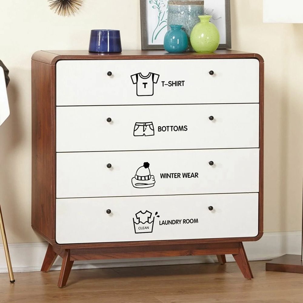 PVC Detachable Clothes Classification Living Room Wall Beautify ...