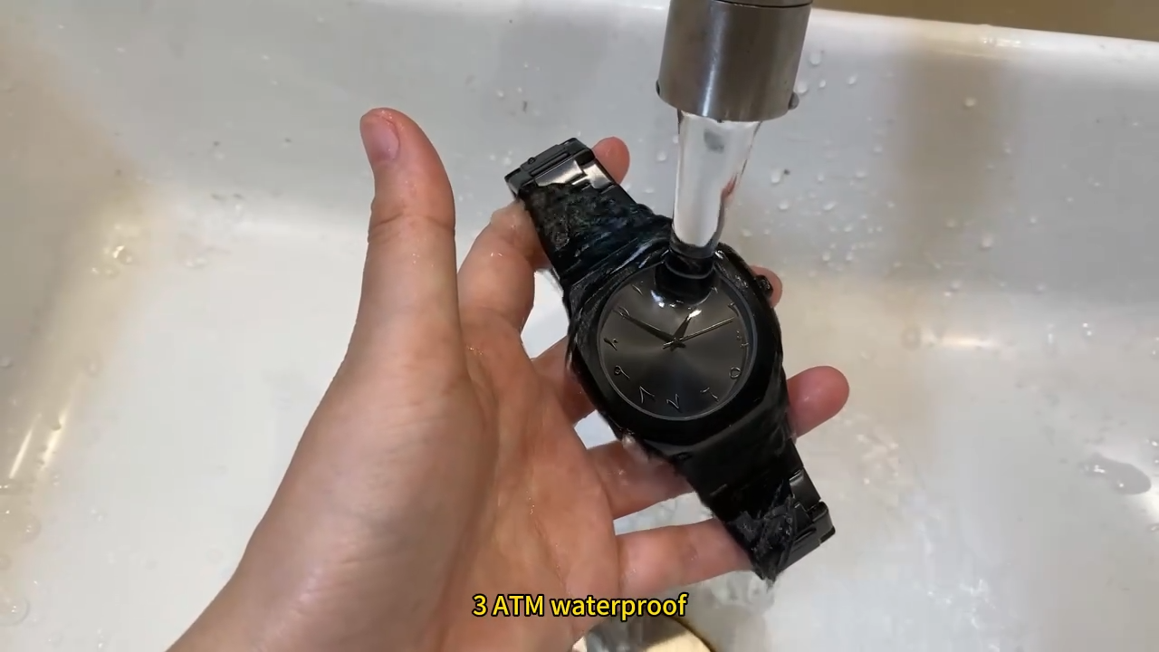 Black Arabic Watch for Men - Black Arabi Watch - Aura Arabic Dial Watch ...