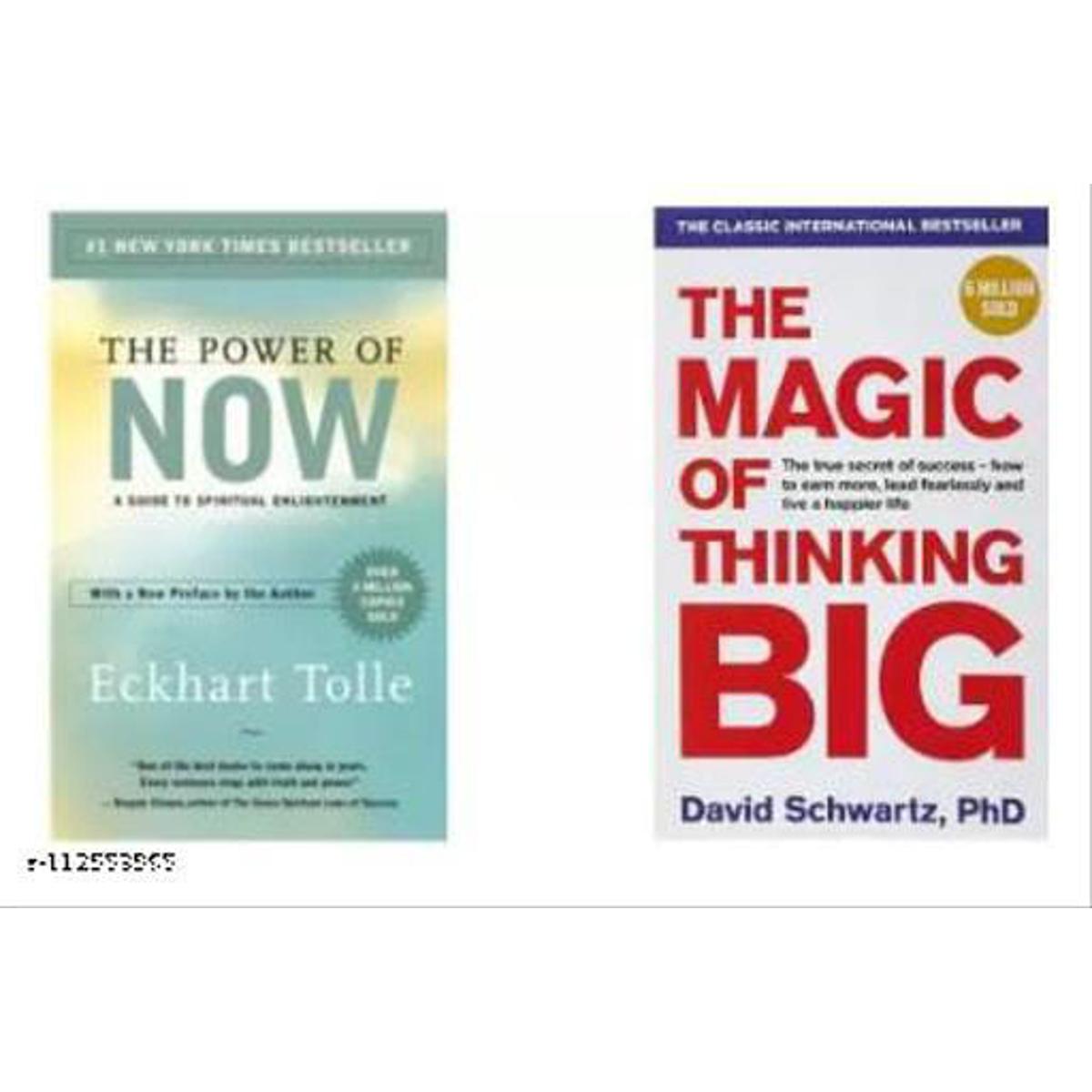 The Power of Now & The Magic of Thinking Big (Pack of 2 Novels) | Daraz.pk