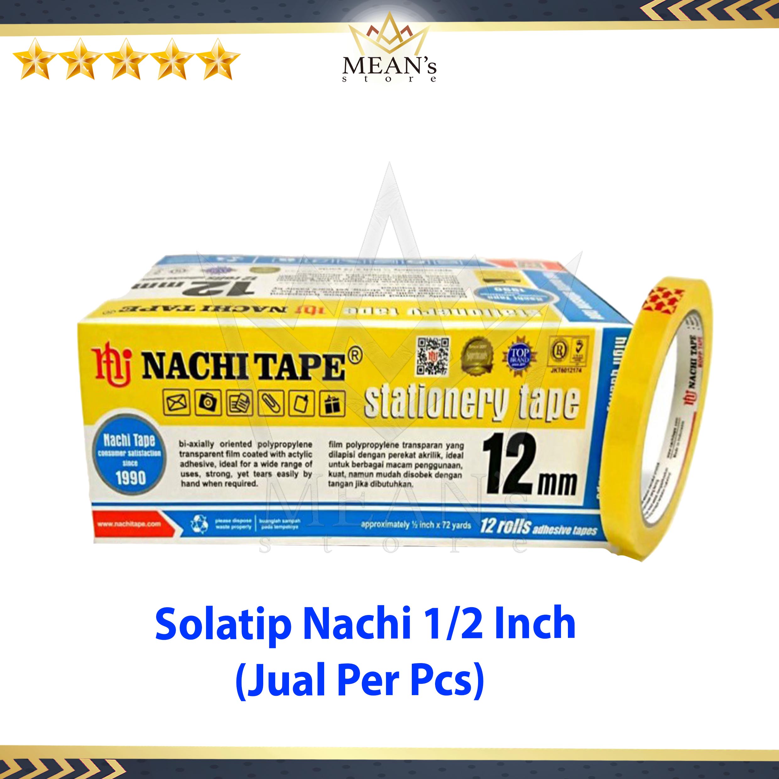 Solatip Nachi Bening 12mm / Isolasi Nachi 1/2 Inch / Solasi Satuan ...