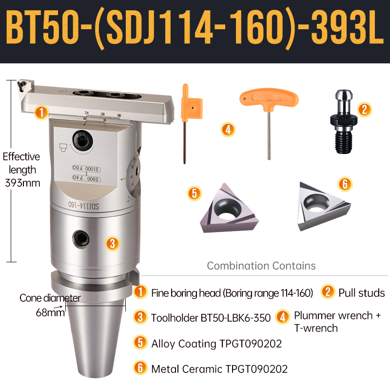 SDJ fine boring Head High precision Boring Cutter Set Suitable for ...