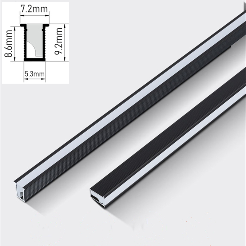 Mini Ultra-thin LED Cabinet Aluminum Profiles Strip Lamp Recessed ...