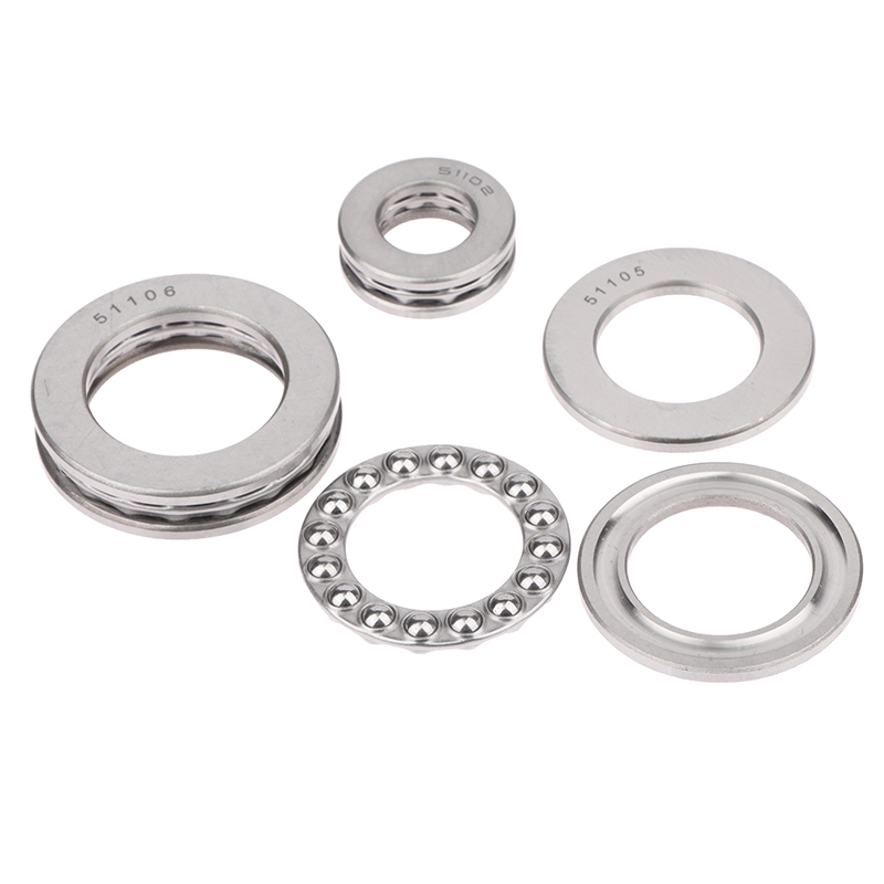 2Pcs Steel Plane Thrust Bearing 51100 51101 51102 51103 51104 51105 ...