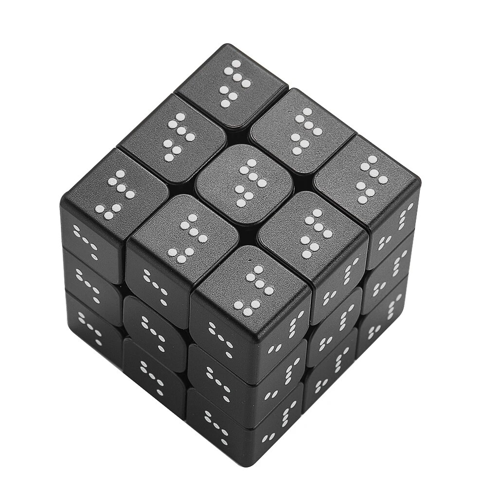 Blind Braille Tactile Magic Cube Fingerprint Learning Puzzle Board Game ...