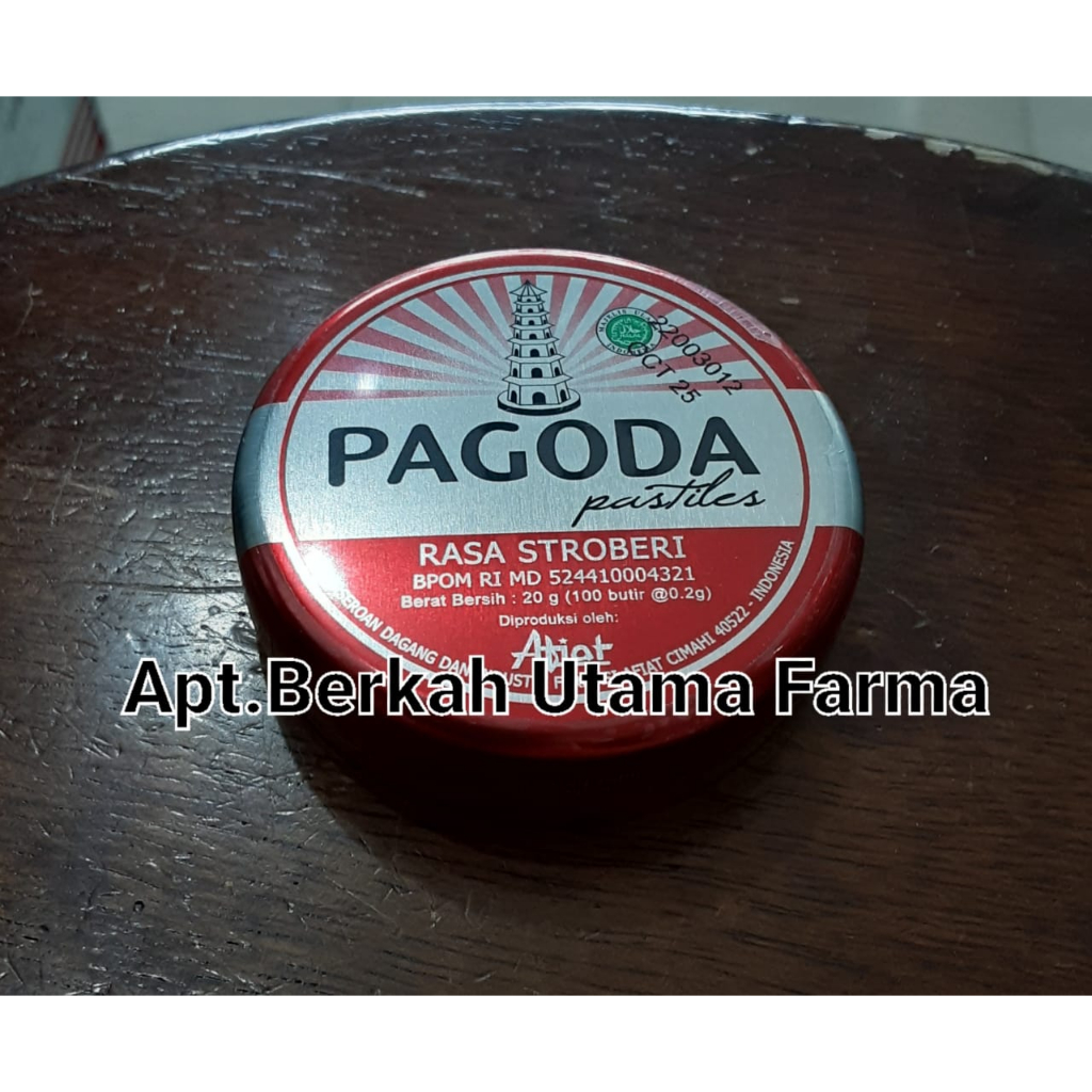 Permen Pagoda Rasa Strawberry 20 gr | Lazada Indonesia
