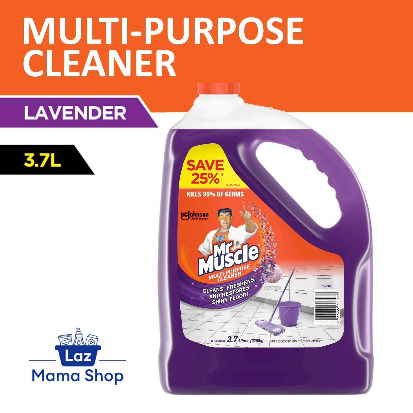 Mr. Muscle Multi-Purpose Disinfectant Cleaner Lavender 3.7L (Laz Mama Shop) | Lazada Singapore