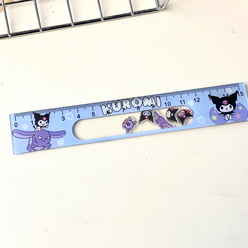 Cute Exquisite Cartoon Shaker Ruler Creative Anime Character Acrylic ...