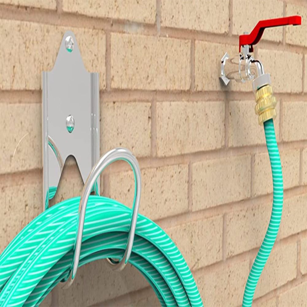 Storage Solution Wall Mount Design Garden Hose Holder Heavy Duty ...