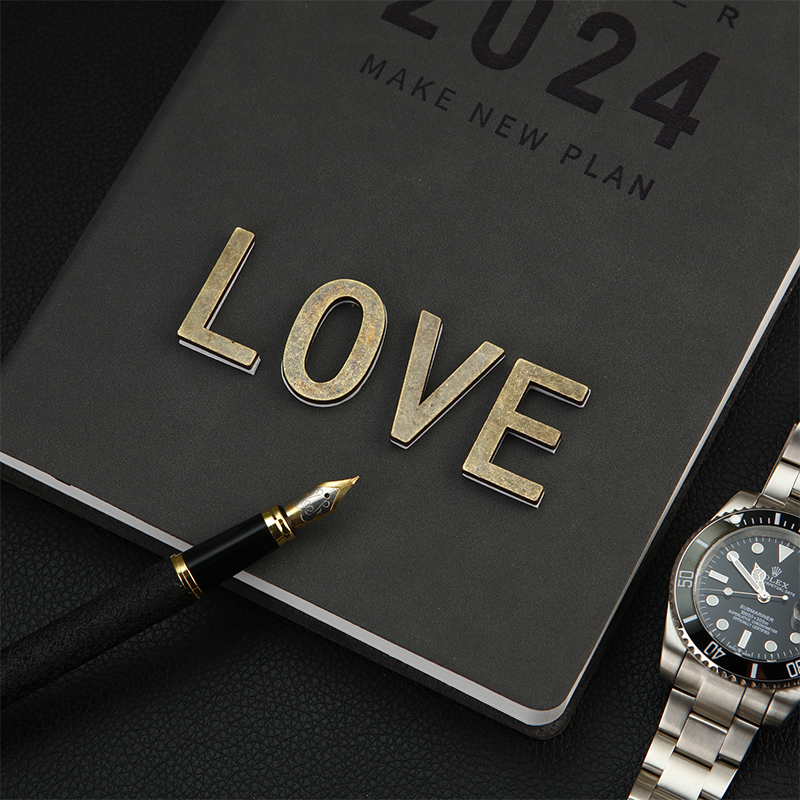 1pcs Metal Self Adhesive House Number English Alphabet Letters For ...