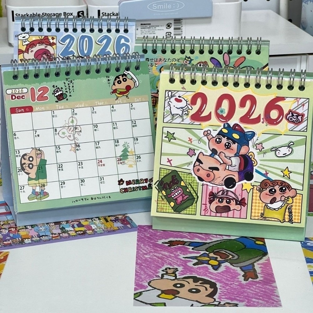 Study Room Convenient Graffiti Comic Calendar Colorful HelloKitty ...