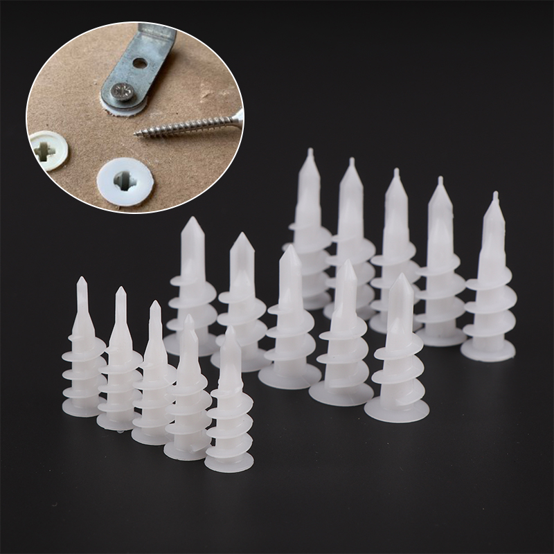 20Pcs Self Drilling Plastic Drywall Anchors Plastic Pin Self Drilling ...