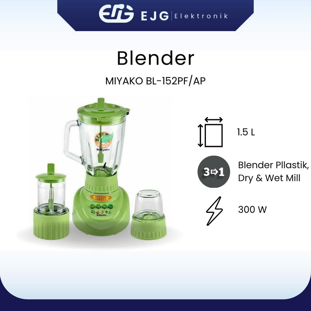 Miyako BL 152 PF/AP Blender Plastik 3 in 1 BL152PF/AP | Lazada Indonesia