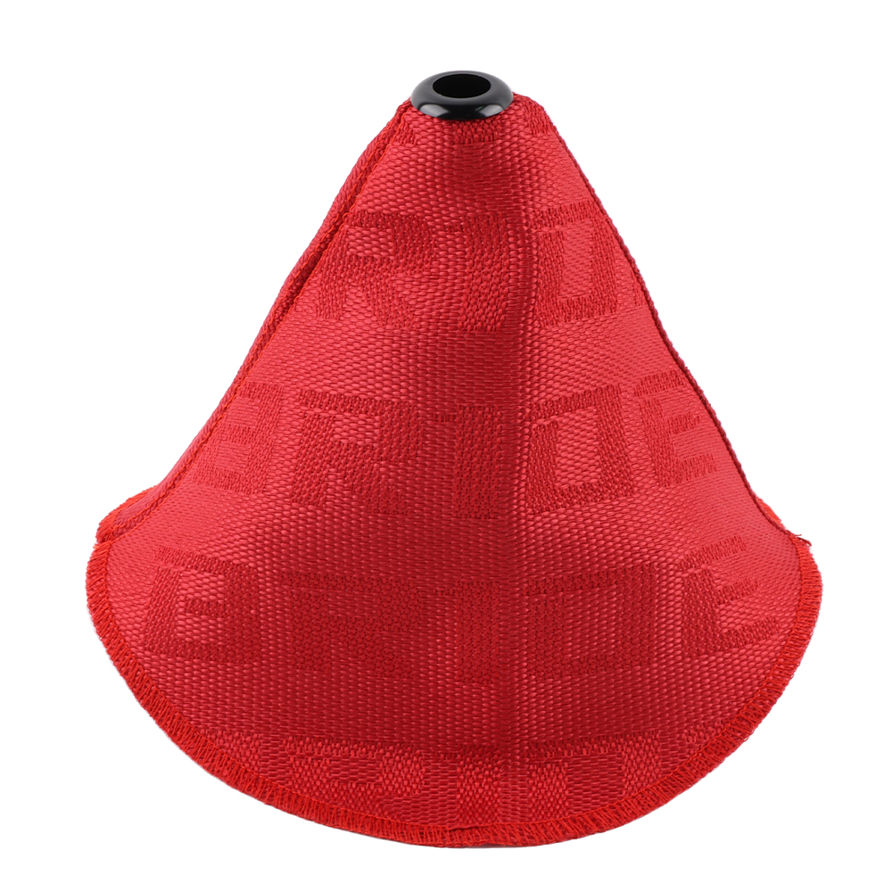 Hot Jdm Style Bride Canvas Shift Lever Knob Boot Cover Red Black Racing ...