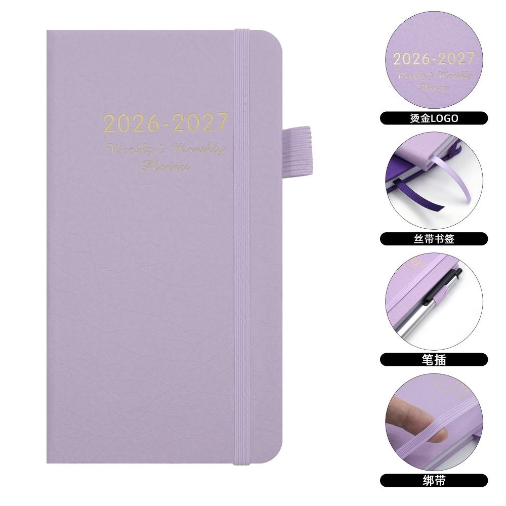 Taking Notes English 2026 Schedule Planner Notepad 12 Months Pu Agenda ...