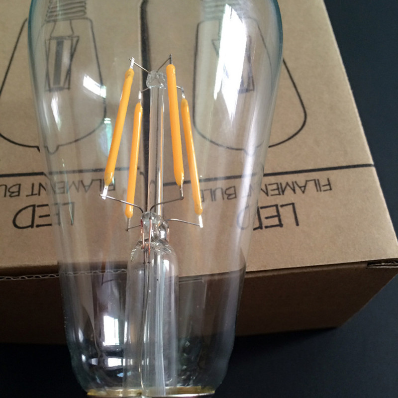 Edison LED Bulb ST64 2W/4W/6W/8W/12W Vintage Bulb,2200K/2700K, E27 LED ...