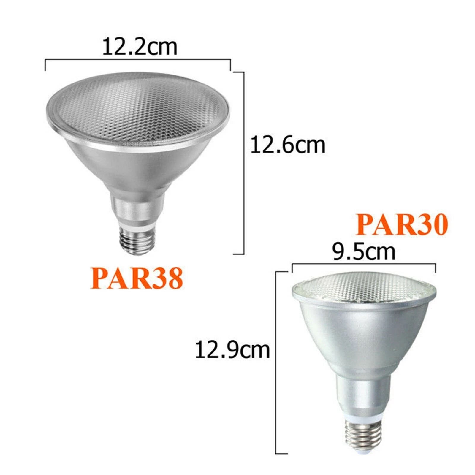 4X RGB หรี่แสงได้ PAR30 PAR38ไฟพาร์ E27 15W 25W หลอดไฟสปอตไลท์ LED โคมไฟฟลัดไลท์รีโมทคอนโทรลตก ...