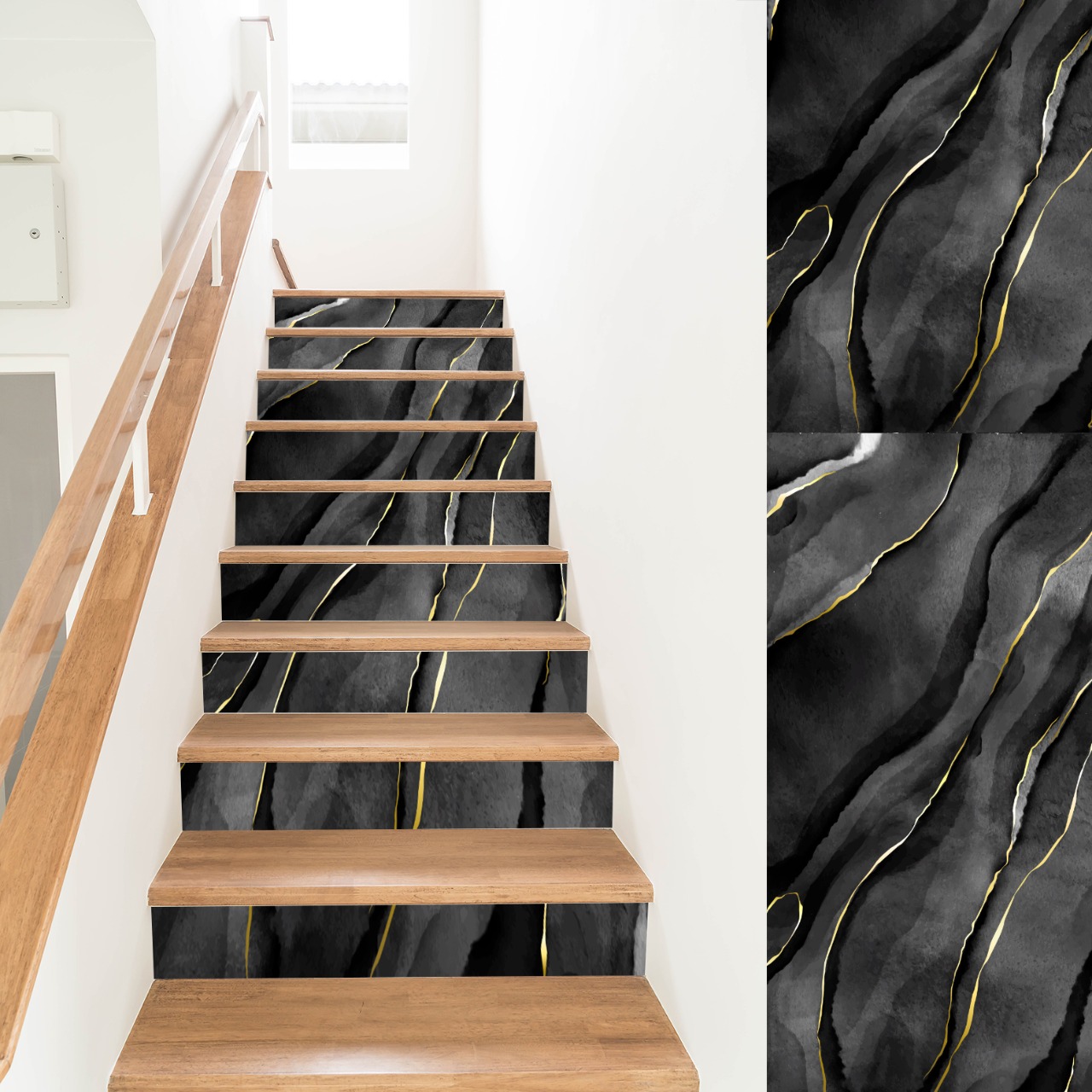 Sticker Tangga / Stiker Tangga Naik Turun/ Wallsticker Ladder Motif 4 ...