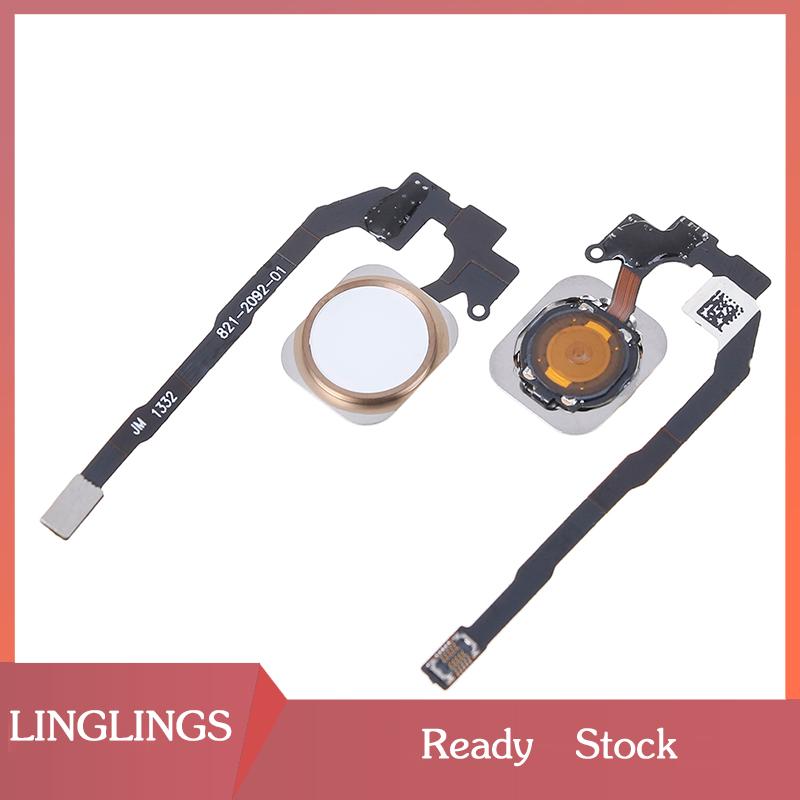LINGLINGS For phone 5s gold touch fingerprint ID sensor home button key ...