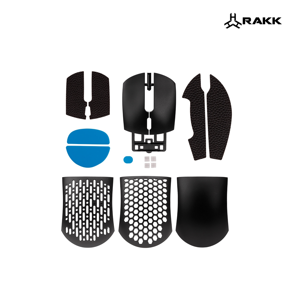 RAKK TALAN AIR Mouse Top Cover Kit|Low Profile Solid Shell| Pink / Mint ...