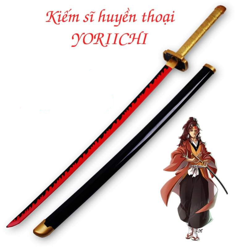 (1m wooden blade) Sword model 1 meter long Japanese katana Cosplay ...