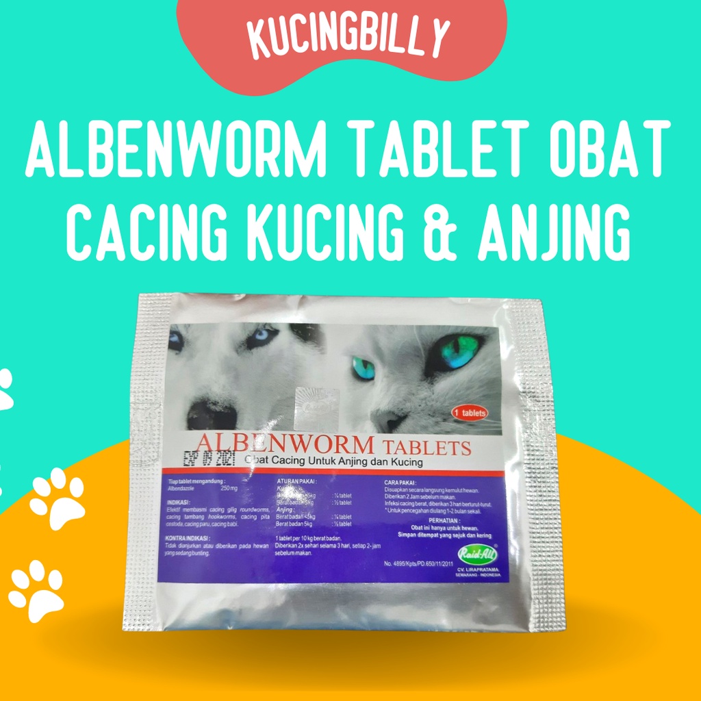 Albenworm tablet Obat cacing | Lazada Indonesia