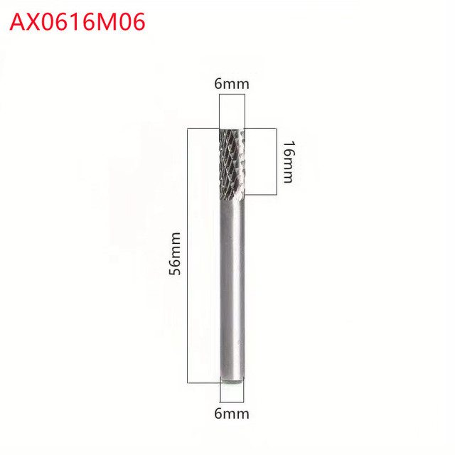 Double Groove Rotary File 6mm-16mm Grinding Tungsten Carbide Burr ...