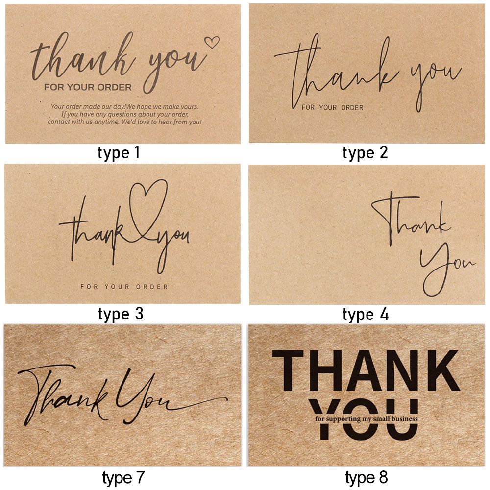 【Miga Plaza】MIKIYO FASHION 30PCS Gift Cardstock For Small Business ...