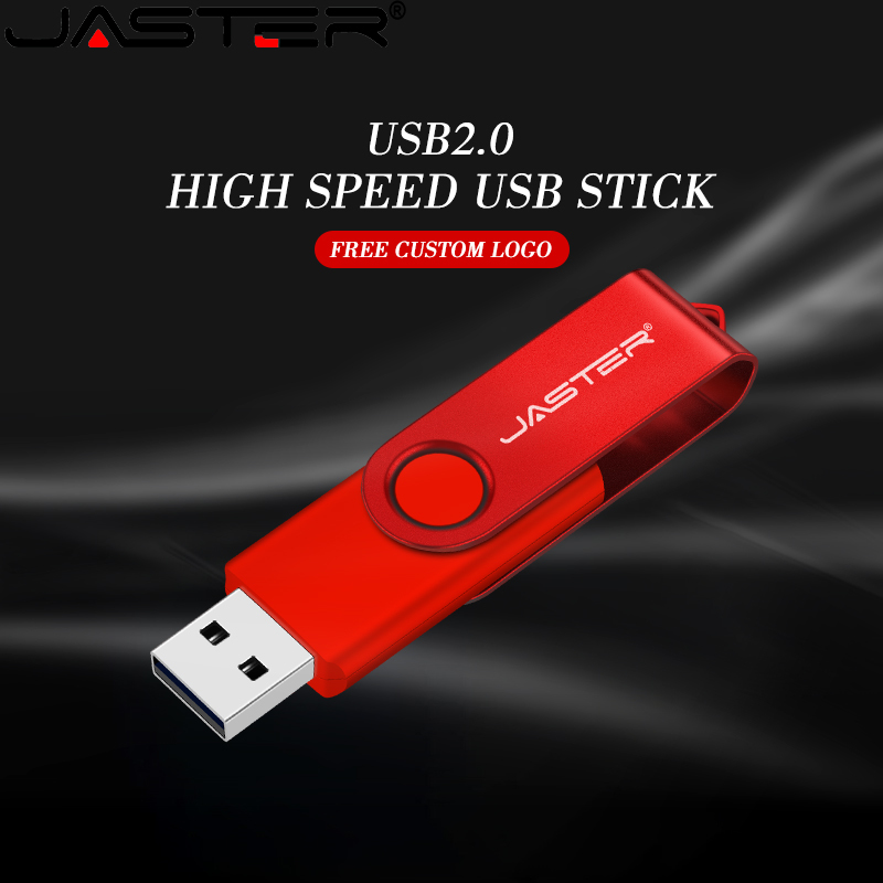 JASTER Black Plastic USB 2.0 Flash Drives 128GB Free Personalized ...